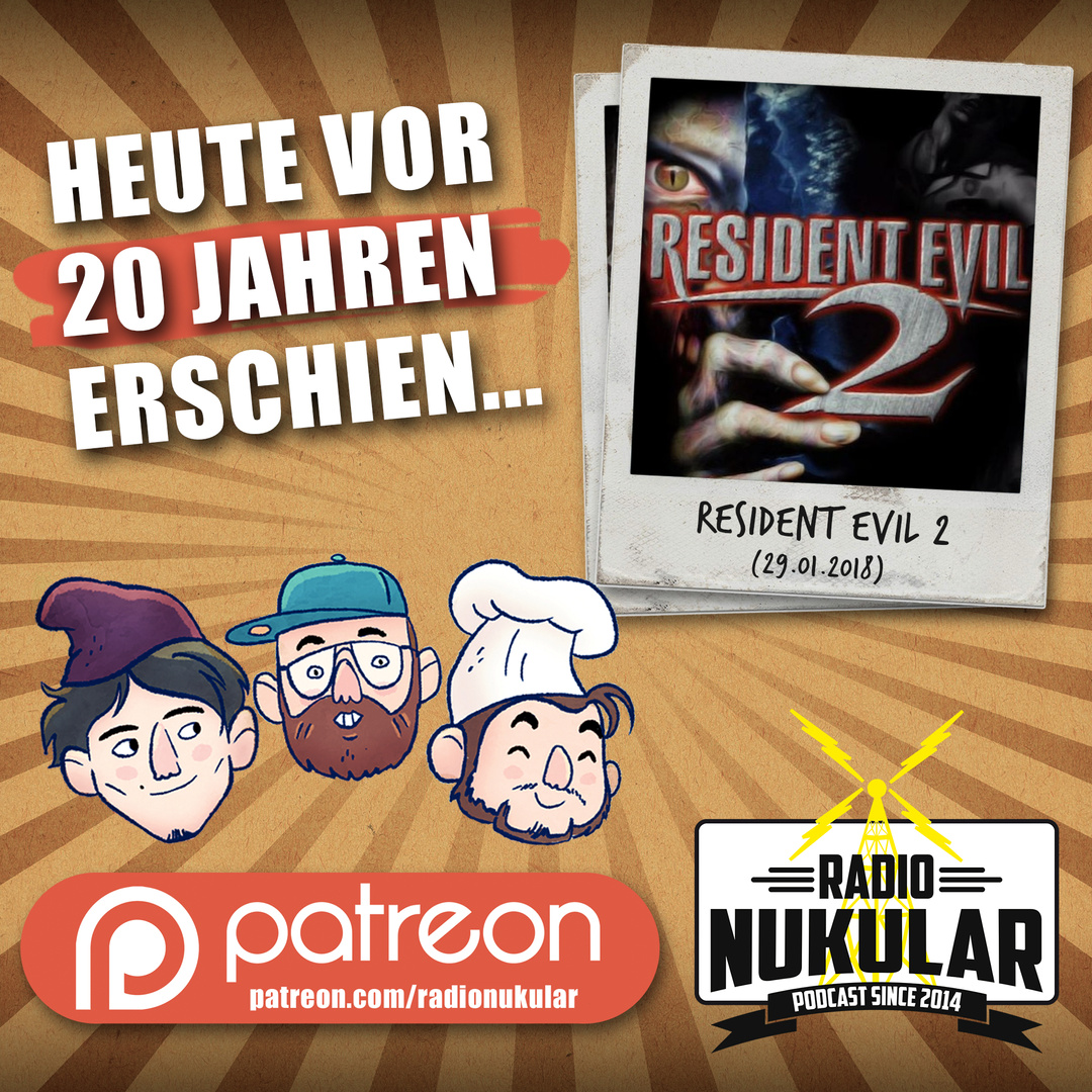 Heute vor 20 Jahren: Resident Evil 2 – Radio Nukular Goldfische